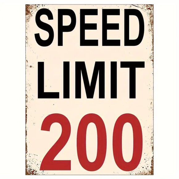 Wall Decor | Speed Limit 20 Metal Sign | Poshmark